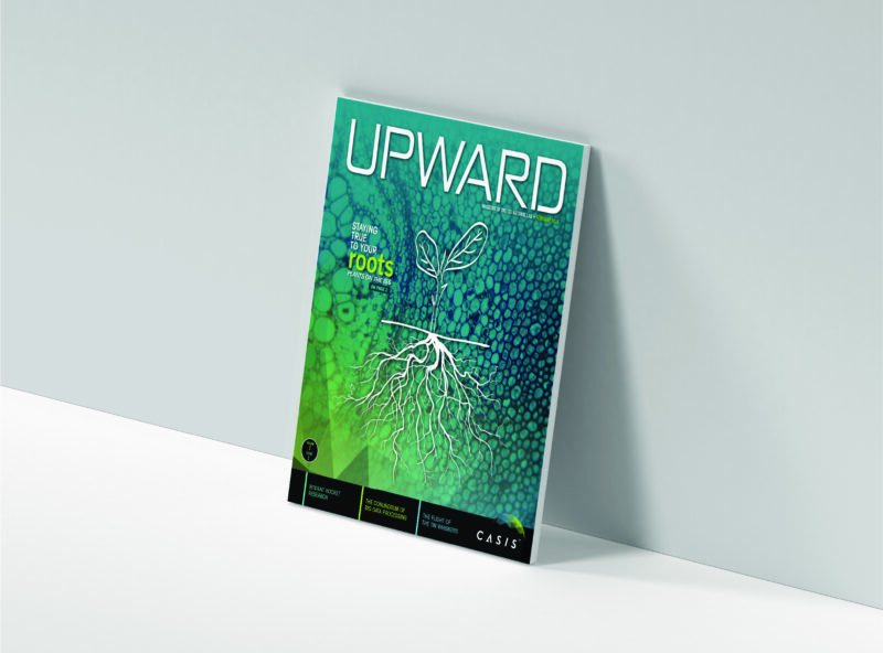 ISS National Lab UPWARD Magazine Cover Design | MTN, Inc.